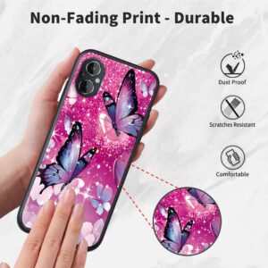 RYUITHDJP for Oneplus Nord N20 5g Phone Case 6.43" Butterflies Bling Design, Phone Case for Oneplus Nord N20 Case TPU Stylish Protective Cover