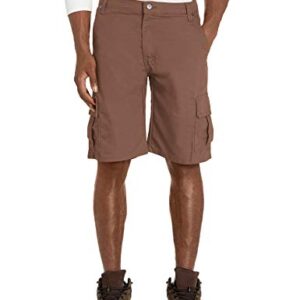 Dickies Men's Big and Tall Tough Max 11 Inch Relaxed Fit Duck Cargo Short, Timber Brown, 56