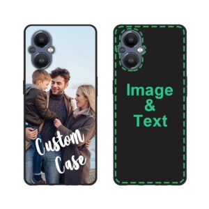 wowtify custom phone case for oneplus nord n20 5g,personalized photo phone cases,customized picture phone cover for birthday xmas valentines friends her and him, black soft case