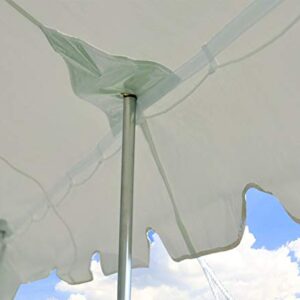 Party Tents Direct 20'x40' Canopy Tent, Weekender Canopy Pole Tent, Easy Up with Heavy Duty PVC White Top, 160 Person Capacity, Outdoor Canopies, Tents for Parties, Weddings & Events