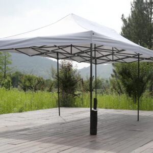 Premium Outdoor Canopy Tent - Durable, Waterproof and Easy to Set Up,10'x20' Ez Pop Up Sun Shelter Gazebo with Carry Bag for Camping, Events and Backyard Parties