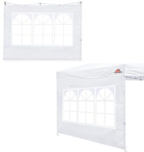 scocanopy 2pcs sidewall with window for 8x8 canopy frame (white)