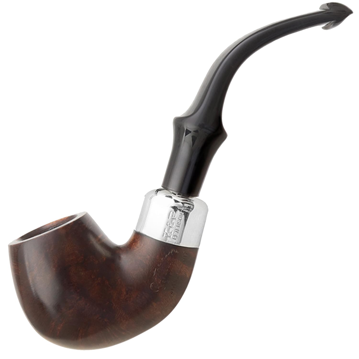 Peterson Pipes Standard Series Bent Billiard 317 Heritage Finish PLip