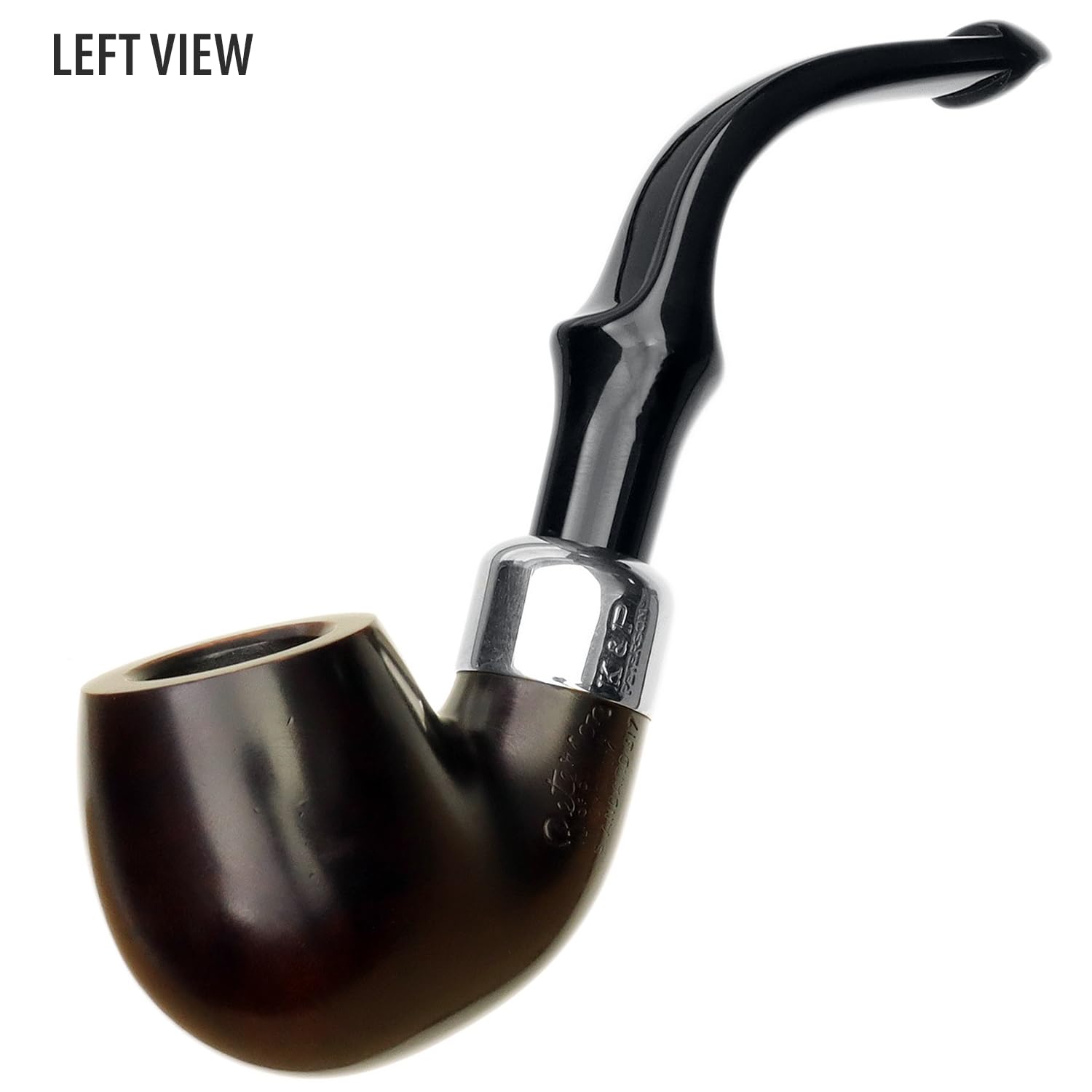 Peterson Pipes Standard Series Bent Billiard 317 Heritage Finish PLip