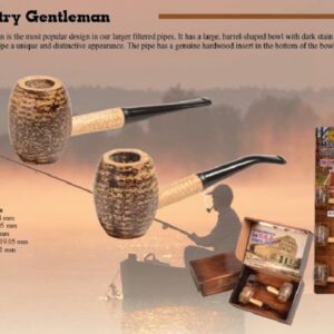 Missouri Meerschaum - Country Gentleman Corn Cob Tobacco Pipe - Straight Bit