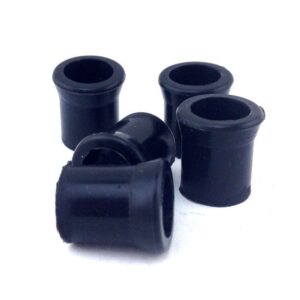 Heysong 5 PCS OF Rubber Tobacco Pipe Tip Grips (Black/Large)