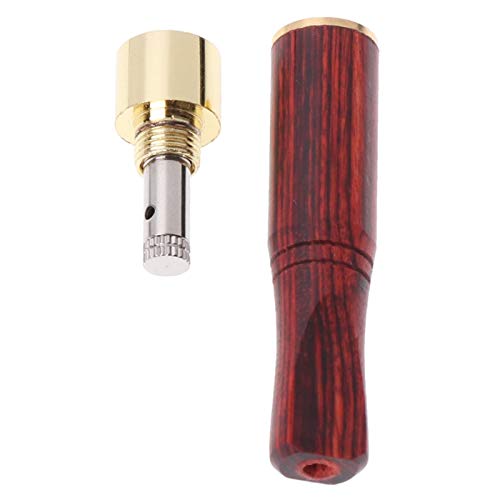 fengkengji Smoking Pipe Bit Straight Filter,Wooden Polish Smoke, 6mm/8mm Cigarette Holder,Smoking Pipe Bit