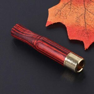 fengkengji Smoking Pipe Bit Straight Filter,Wooden Polish Smoke, 6mm/8mm Cigarette Holder,Smoking Pipe Bit