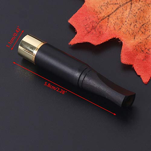 fengkengji Smoking Pipe Bit Straight Filter,Wooden Polish Smoke, 6mm/8mm Cigarette Holder,Smoking Pipe Bit