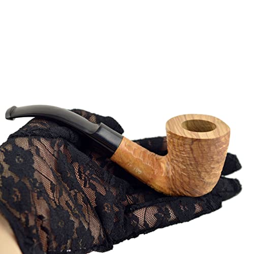 Ulivo Olive Tree Curved Fit Dublin Style Tobacco Smoking Pipe