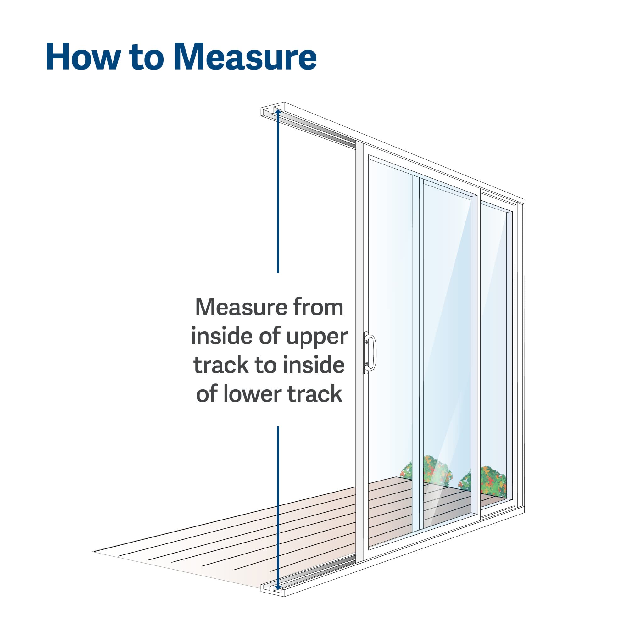 PetSafe 1-Piece Sliding Glass Pet Door for Dogs & Cats - Adjustable Height 75 7/8" to 80 11/16" - Large-Tall, White, No-Cut Install, Aluminum Patio Panel Insert, Great for Renters or Seasonal Install