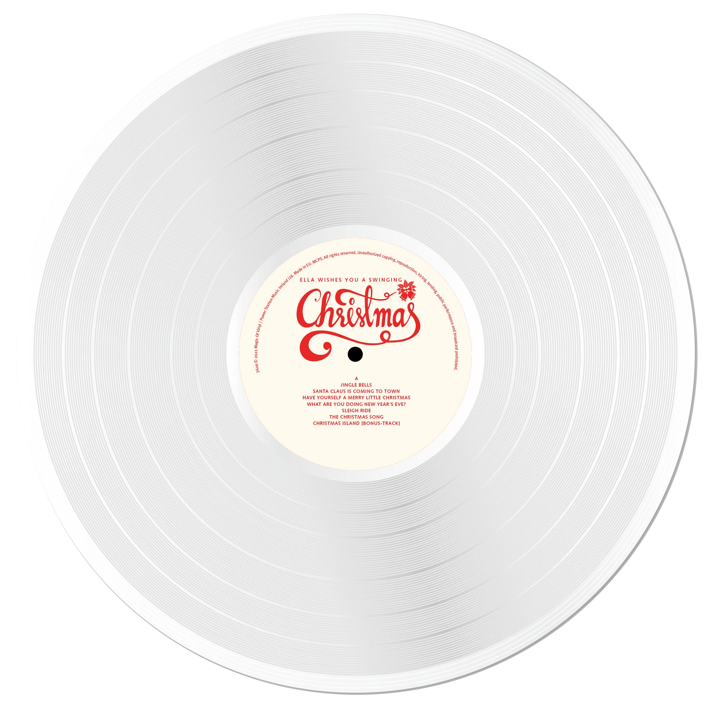 Ella Fitzgerald - Ella Wishes You A Swinging Christmas - Limited Edition White Vinyl