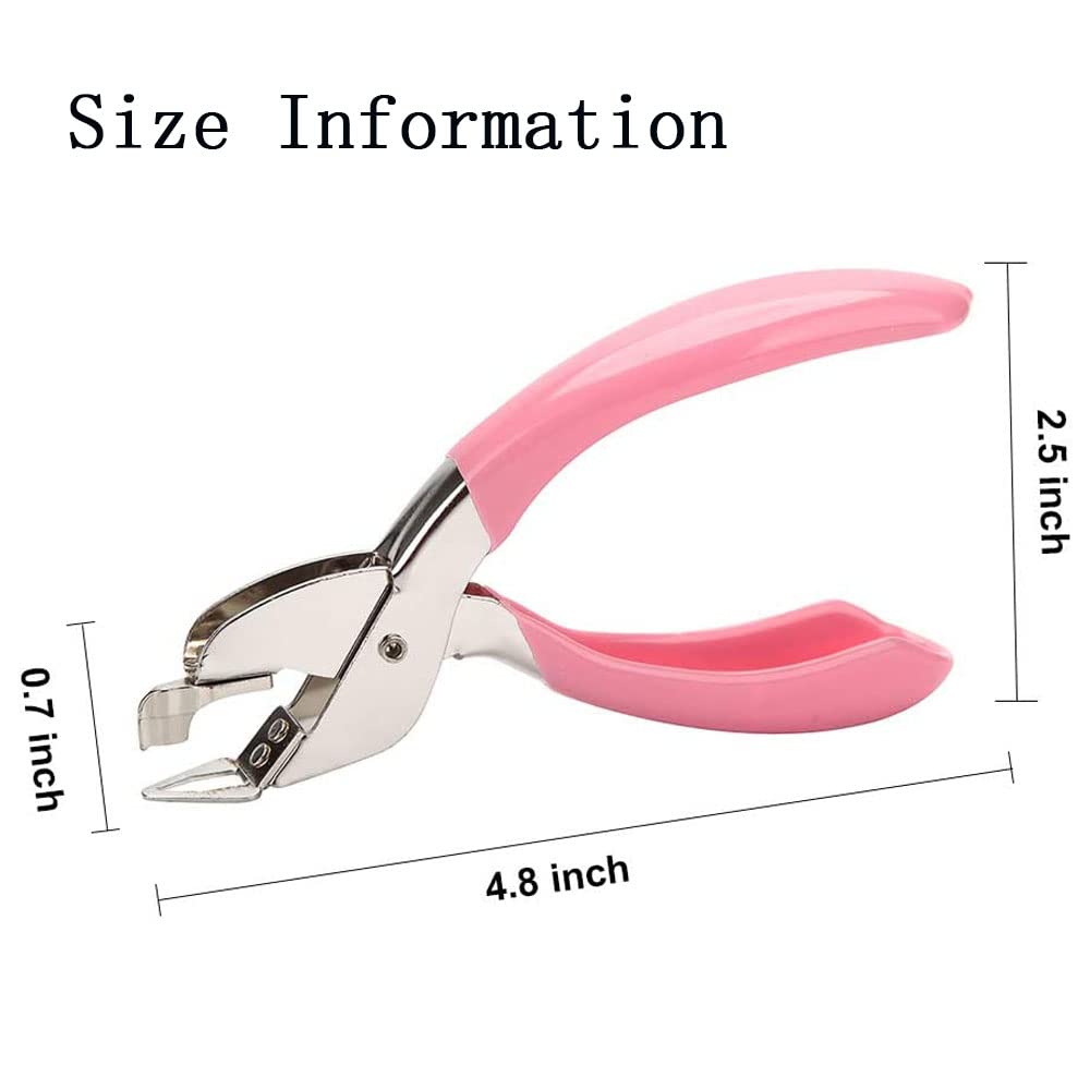 Staple Removers,Dedicated Staple Remover, Stapler Remover Tool Comfort and Energy Saving, Heavy Duty Remove Staple Tool with Non-Slip Rubber Handle for Office School Home (Pink)