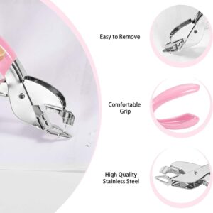 Staple Removers,Dedicated Staple Remover, Stapler Remover Tool Comfort and Energy Saving, Heavy Duty Remove Staple Tool with Non-Slip Rubber Handle for Office School Home (Pink)