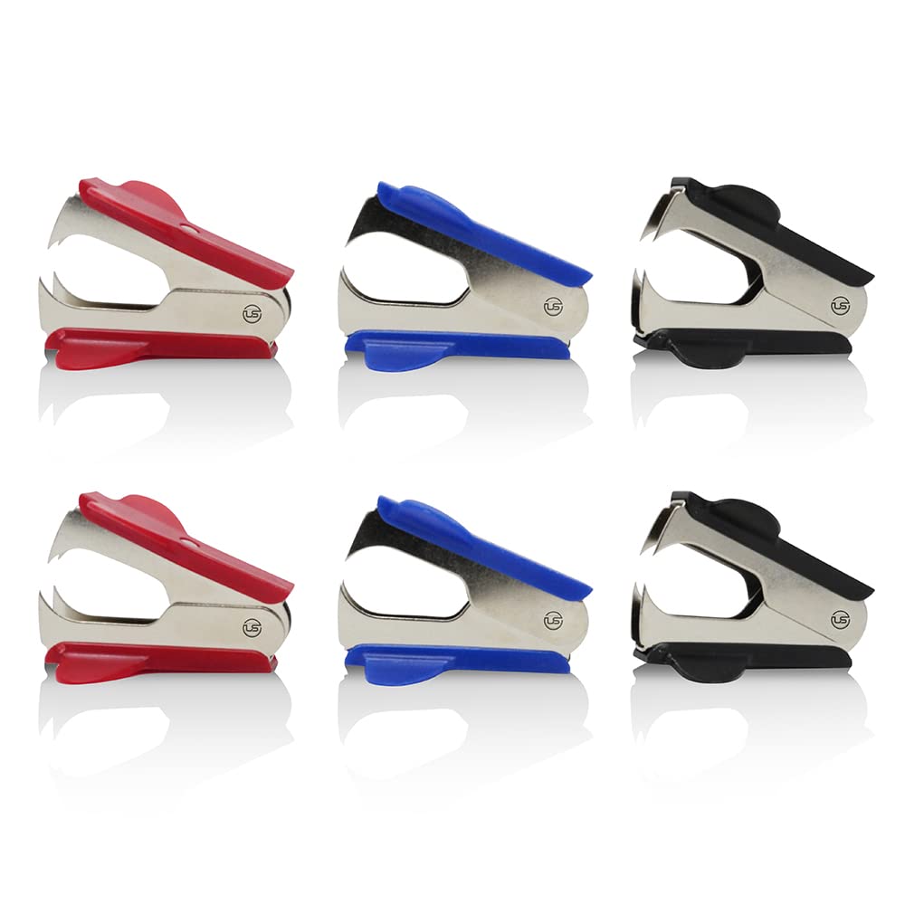 Staple Remover 6 Pack Staple Puller Pinch Jaw Style Staple Remover Tool, Stapler Removers