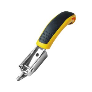 staple remover, staple puller tool, upholstery and construction heavy duty staple remover, strength staple puller removing all kinds of staples(yellow)