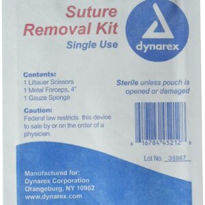 Dynarex-4521 Suture Removal Kit, Sterile - 1 Each