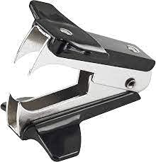 staple remover, smooth, metal jaw staples remover - for office school home - 6 pack