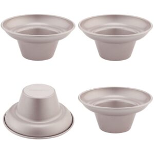 chefmade muffin cake pan, nonstick 4-inch 4pcs cupcake pan set muffin cake pan, nonstick 4-inch 4pcs cupcake pan set