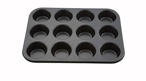 Winco 12-Cup Non-stick Muffin and Cupcake Pan, Aluminum