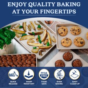 Ultra Cuisine 12-Cup Muffin Pan - Cupcake Tins 12 - Nonstick For Easy Release - Durable And Warp-Resistant - Superior Baking Performance - Muffin Pan No Rust - Aesthetic Baking Experience - Muffin Tin