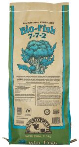 down to earth organic bio-fish fertilizer mix 7-7-2, 25 lb