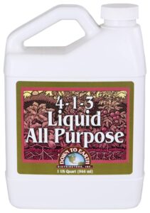 down to earth all natural fertilizers multi purpose (liquid) 4-1-3, 1 quart