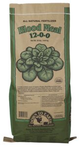 down to earth blood meal fertilizer mix 12-0-0, 20 lb