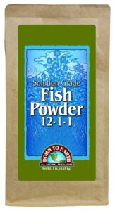 down to earth fish powder 12-1-1, 1 lb