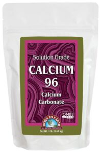 down to earth omri organic solution grade calcium 96, 1 lb