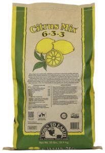 down to earth all natural fertilizers organic citrus mix 6-3-3, 50 lb bag fertilizer for lemons, limes, oranges citrus trees