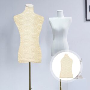 ULTECHNOVO Mannequin Stretch Cover Female Mannequin Lace Fabric Cover: Dressmaker Form Model Display Fitting Styling Tool for Designer Retail Boutique Store Complexion Female Mannequin Cover