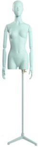 mannequin display stand female tailors dummy,dressmakers fashion mannequin display,adjustable dummy,with double reinforced base (green 2)