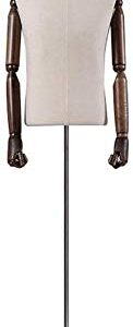 Tailors Dummy Mannequin Body Adjustable Height |Dressmakers Mannequin with Head and Arms |for Clothing Display Dressmakers Dummy