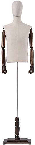 Tailors Dummy Mannequin Body Adjustable Height |Dressmakers Mannequin with Head and Arms |for Clothing Display Dressmakers Dummy