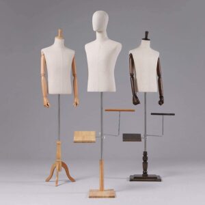 Tailors Dummy Mannequin Body Adjustable Height |Dressmakers Mannequin with Head and Arms |for Clothing Display Dressmakers Dummy