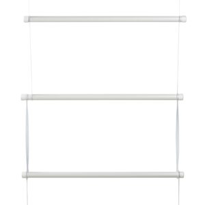 SSWBasics White PVC Tubular Ladder Mannequin - Great for Displaying Housewares, Bedding and Clothing