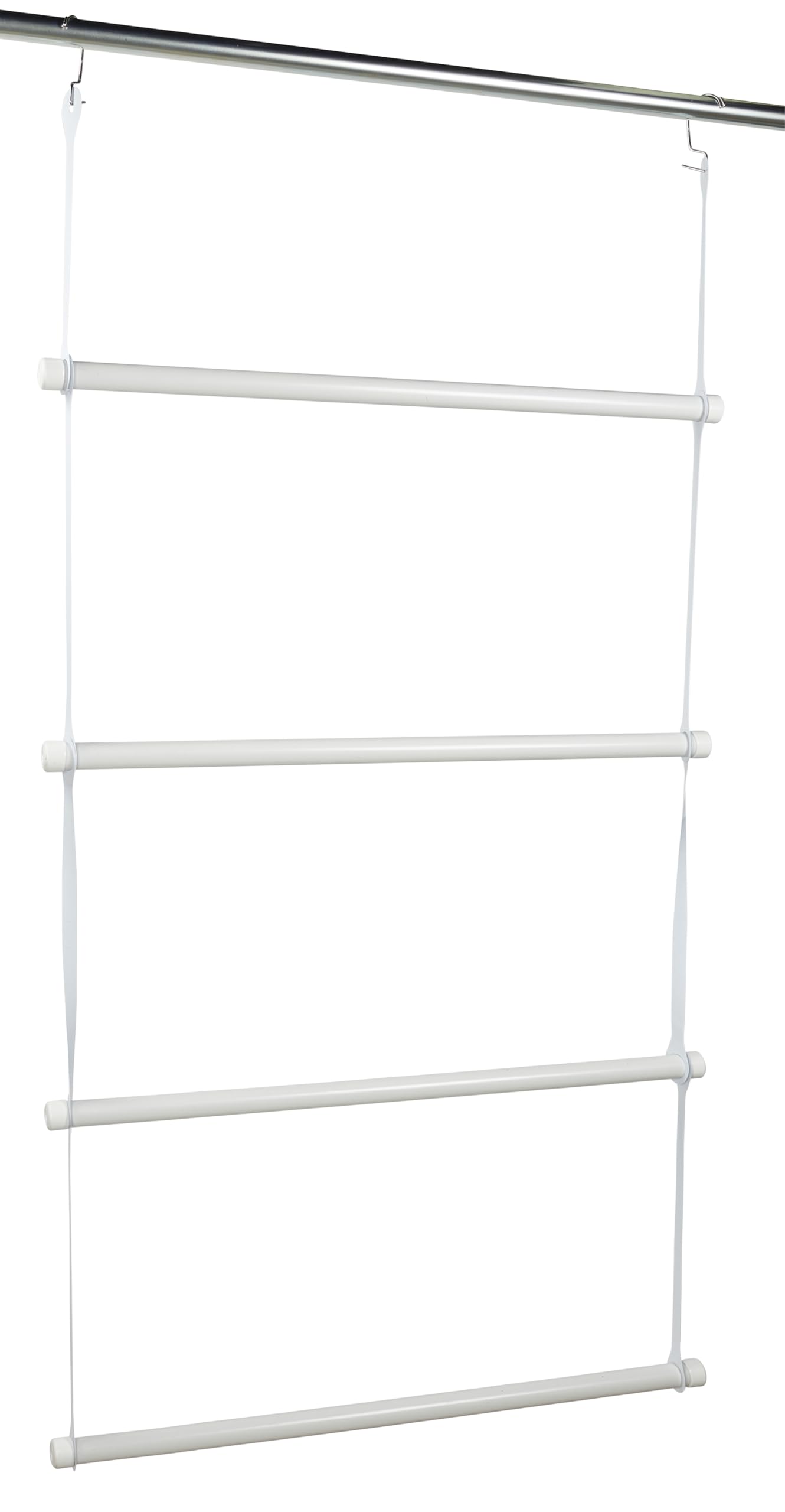 SSWBasics White PVC Tubular Ladder Mannequin - Great for Displaying Housewares, Bedding and Clothing