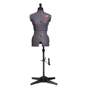 prym prymadonna multi dressmaker's s tailor's dummy, small, gray