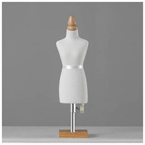 artspavilion mannequin torso dress form mini dressmakers dummy female, tailor manikins doll dress form display dollhouse accessories decoration 1/4 a