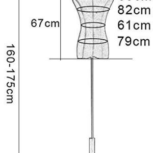 Female Sewing Tailors Dummy Dressmakers Dummies Tailors Dummy Display Professional Female Bust with Shoe Rack Pants Rack Female Mannequin