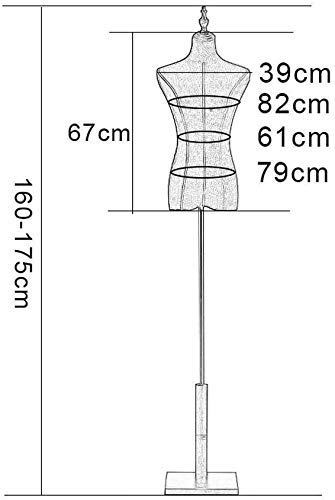 Female Sewing Tailors Dummy Dressmakers Dummies Tailors Dummy Display Professional Female Bust with Shoe Rack Pants Rack Female Mannequin