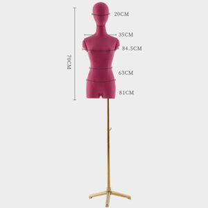 Tailors Dummy Female Mannequin Body with Silver Tripod Stand |for Clothing Dress Jewelry Display Manikins Dressmakers Dummy