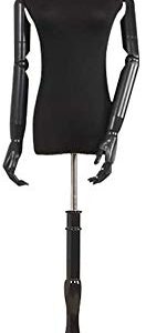 Tailors Dummy Mannequin Torso with Tripod Stand for Women Clothing Dress Display Dressmakers Dummy Female Dressmaking Dummy Tailors Bust Mannequin