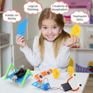 STEM Robotics Science Kits, Crafts for Boys 6-8 Girls 8-12, Robot Building Kit for Kids 8-10, Electronic Science Experiments Activities, Engineering Toys 7+ 6 7 8 9 10 11 12 + Year Old Gifts