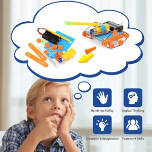 STEM Science Kits for Kids 5-7 8-12, Robot building Kit STEM Toys for Boys Crafts 5-8 6-8, Science Activities Experiments Engineering Project Electronic Toy for 5 6 7 8 9 10 11 12 Year Old Boy Gifts