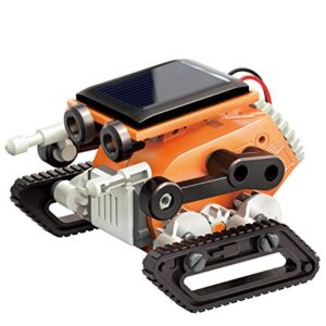 Thames & Kosmos SolarBots: 8-in-1 Solar Robot STEM Experiment Kit | Build 8 Cool Solar-Powered Robots in Minutes | No Batteries Required | Learn About Solar Energy & Technology | Solar Panel Included