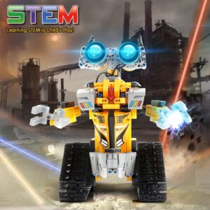 Sillbird STEM Projects for Kids Ages 8-12, Remote & APP Controlled Robot Building kit Toys Gifts for Boys Girls Age 8 9 10 11 12-15 (468 Pcs)