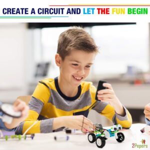 DIY Robotic Science Kits for Kids Age 8-12 6-8, STEM Projects for Kids Ages 8-12, Building Robot Kit Experiments, Educational Toys for Ages 8-13, Gifts for Boys & Girls Age 6 7 8 9 10 11 12 Years Old