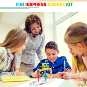 DIY Robotic Science Kits for Kids Age 8-12 6-8, STEM Projects for Kids Ages 8-12, Building Robot Kit Experiments, Educational Toys for Ages 8-13, Gifts for Boys & Girls Age 6 7 8 9 10 11 12 Years Old